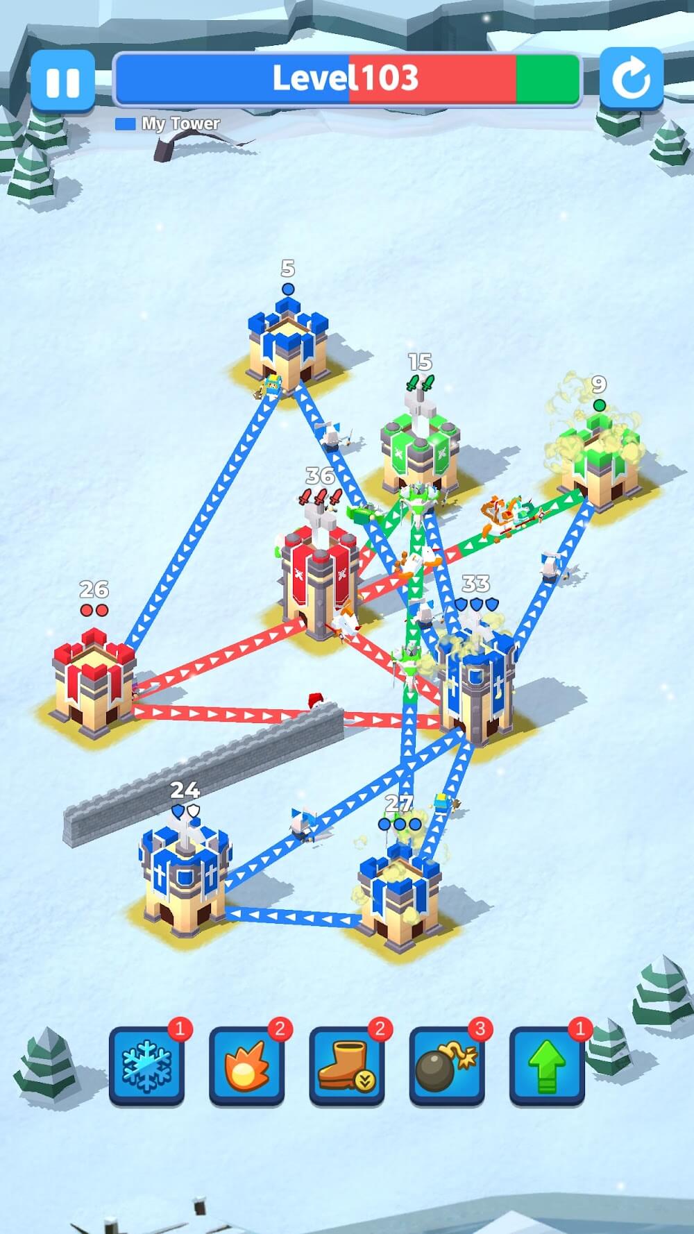 Conquer the Tower: Takeover v2.261 MOD APK (Menu, Unlimited Money, Auto Win)