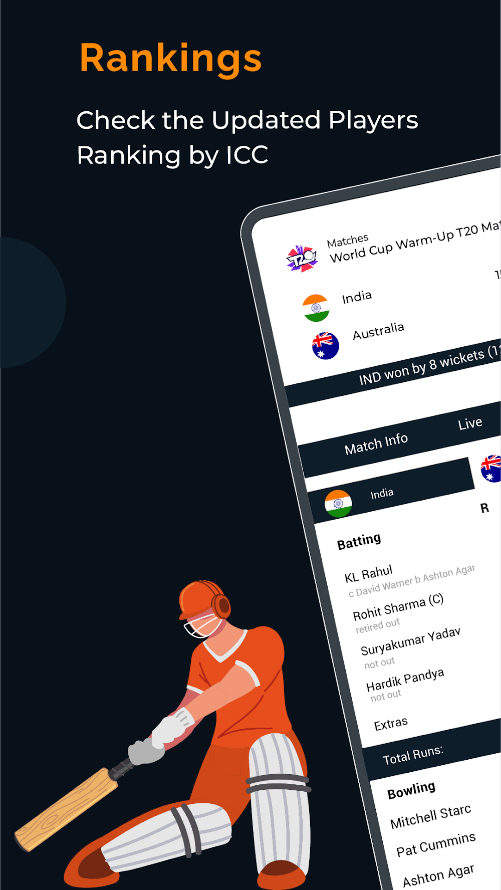 Live Cricket Score Updates v4.0 MOD APK (Premium Unlocked)